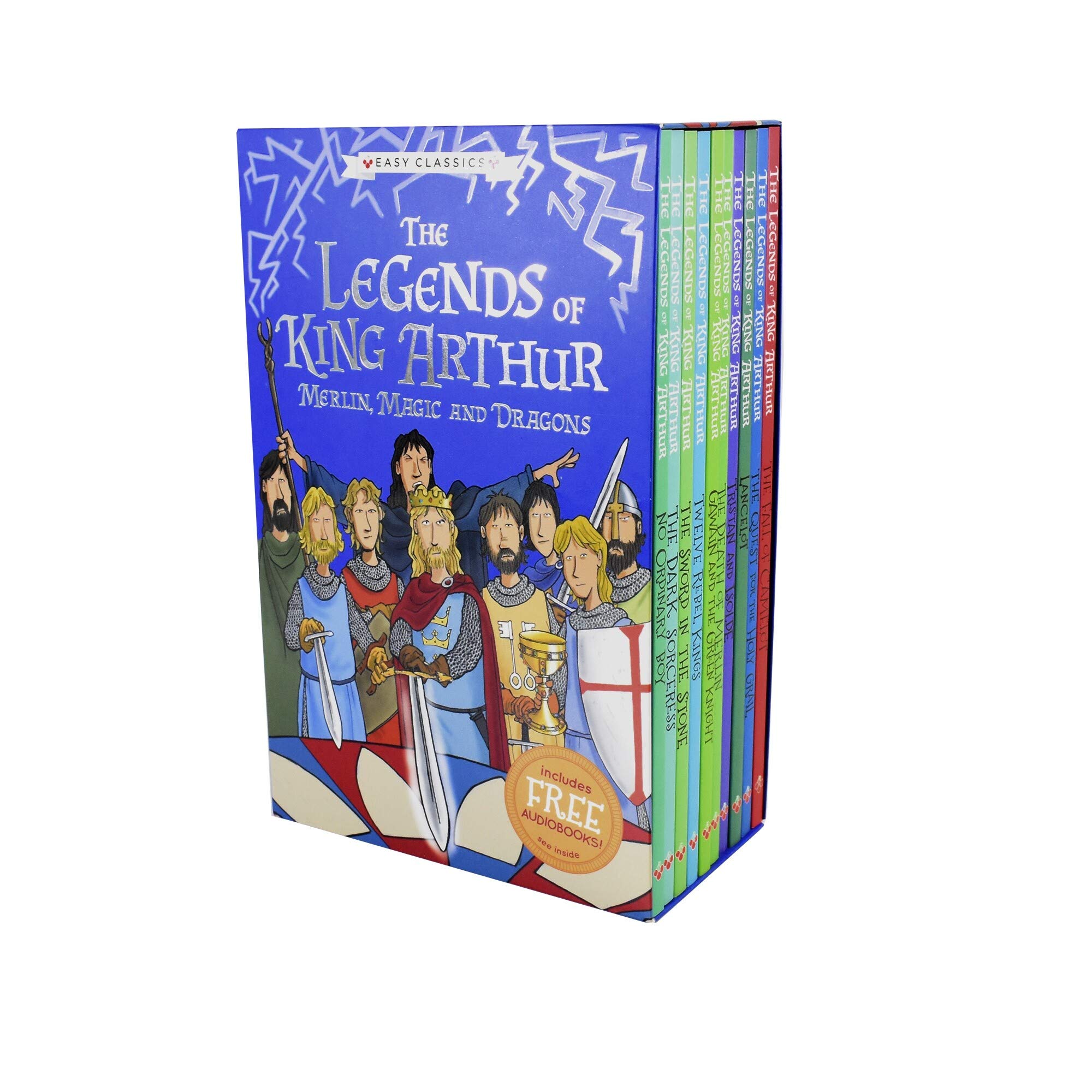 The Legends of King Arthur: Merlin, Magic, and Dragons (Easy Classics ...