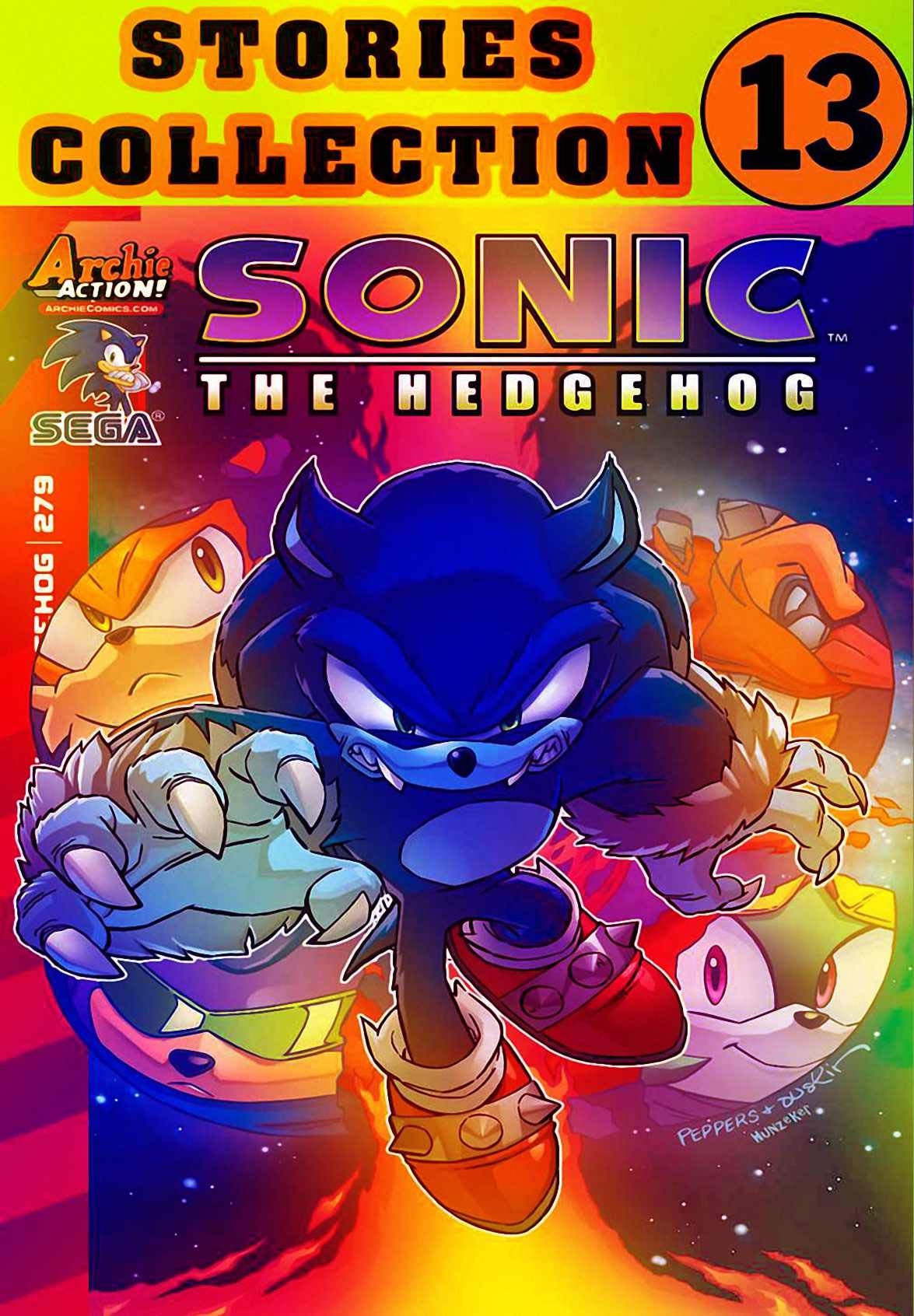 Sonic Hedgehog Stories: Collection 13 Cartoon Comic Adventure Of Sonic ...