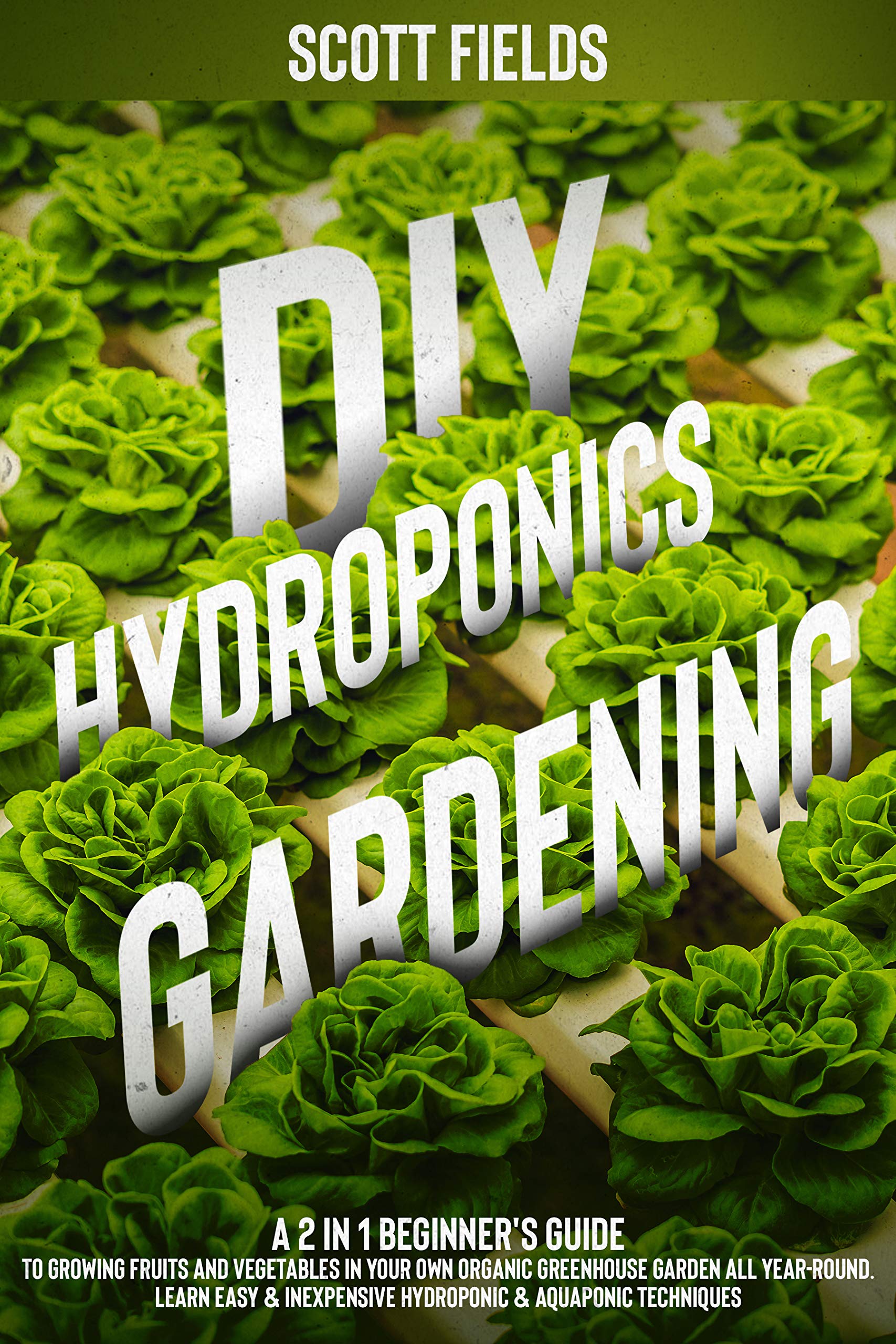 DIY Hydroponics Gardening: A 2-in-1 beginner's guide to growing fruits and vegetables in your ...