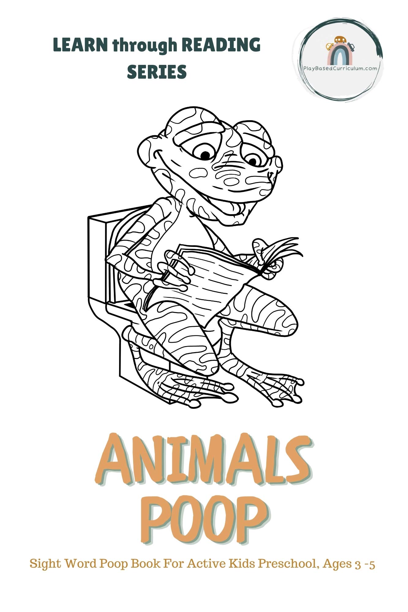 Animals Poop - Sight Word Poop Book For Active Kids Preschool, Ages 3 ...