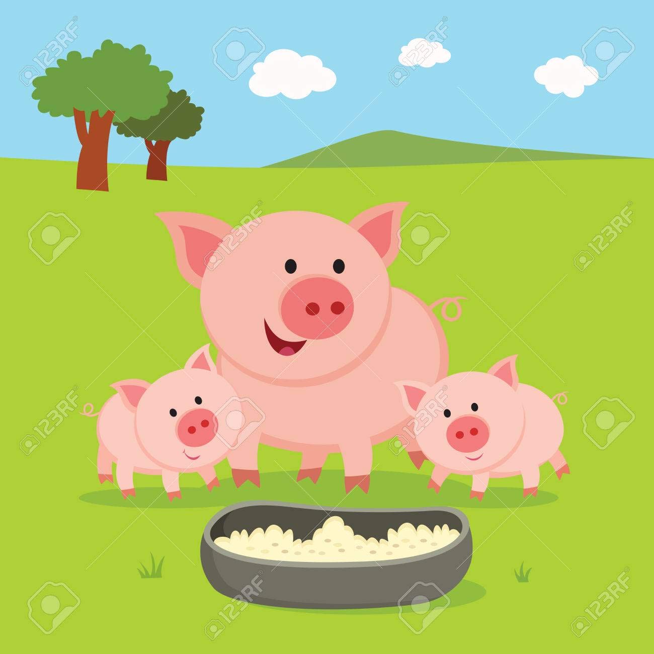 Clever Pig: Clever pig can find a carrot... and some friends! by Irina ...