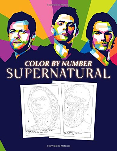 Supernatural Color By Number: Relieve Stress And Engage In Happiness By ...