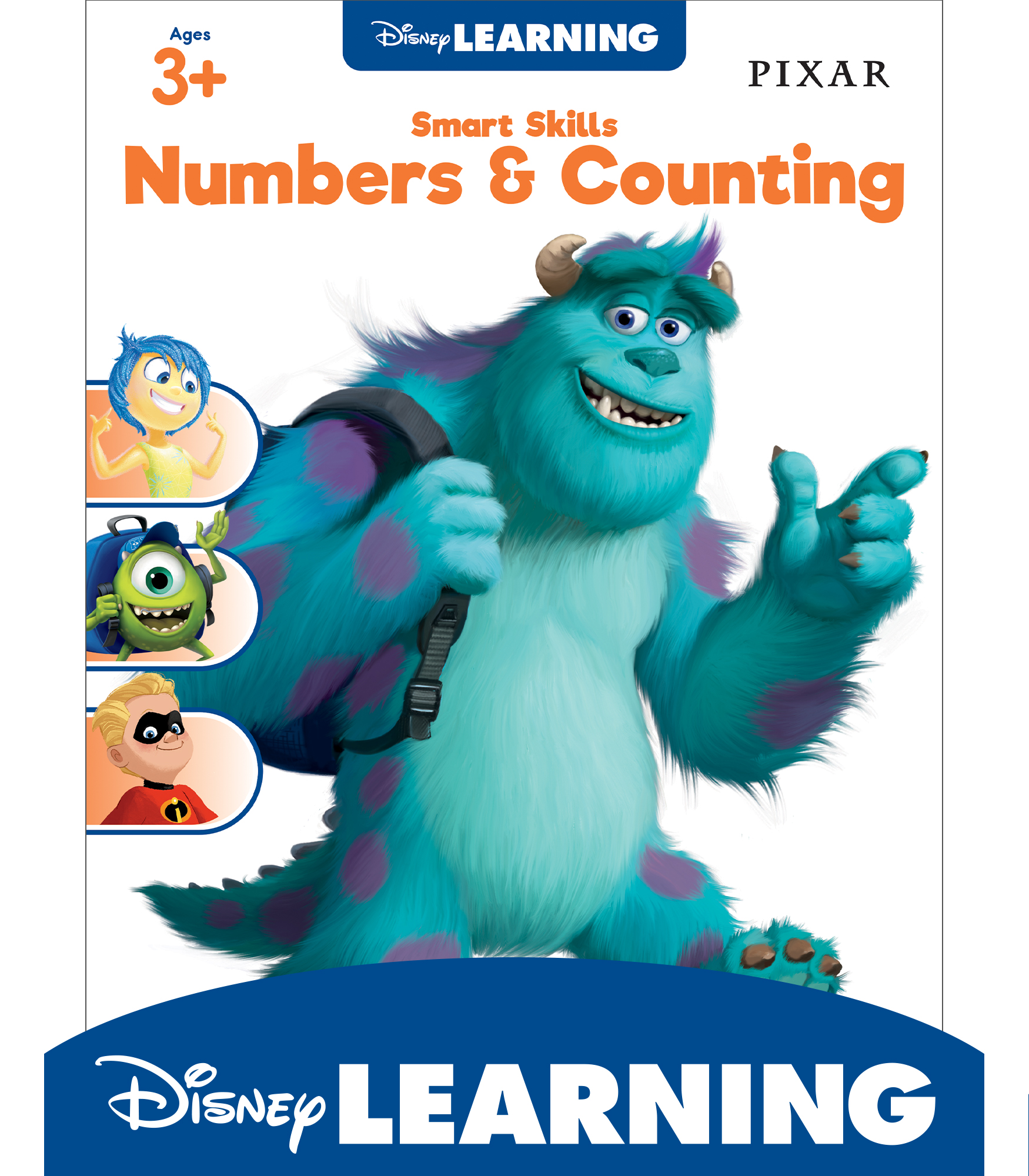 Disney Learning Pixar Numbers & Counting Preschool Math Workbook ...