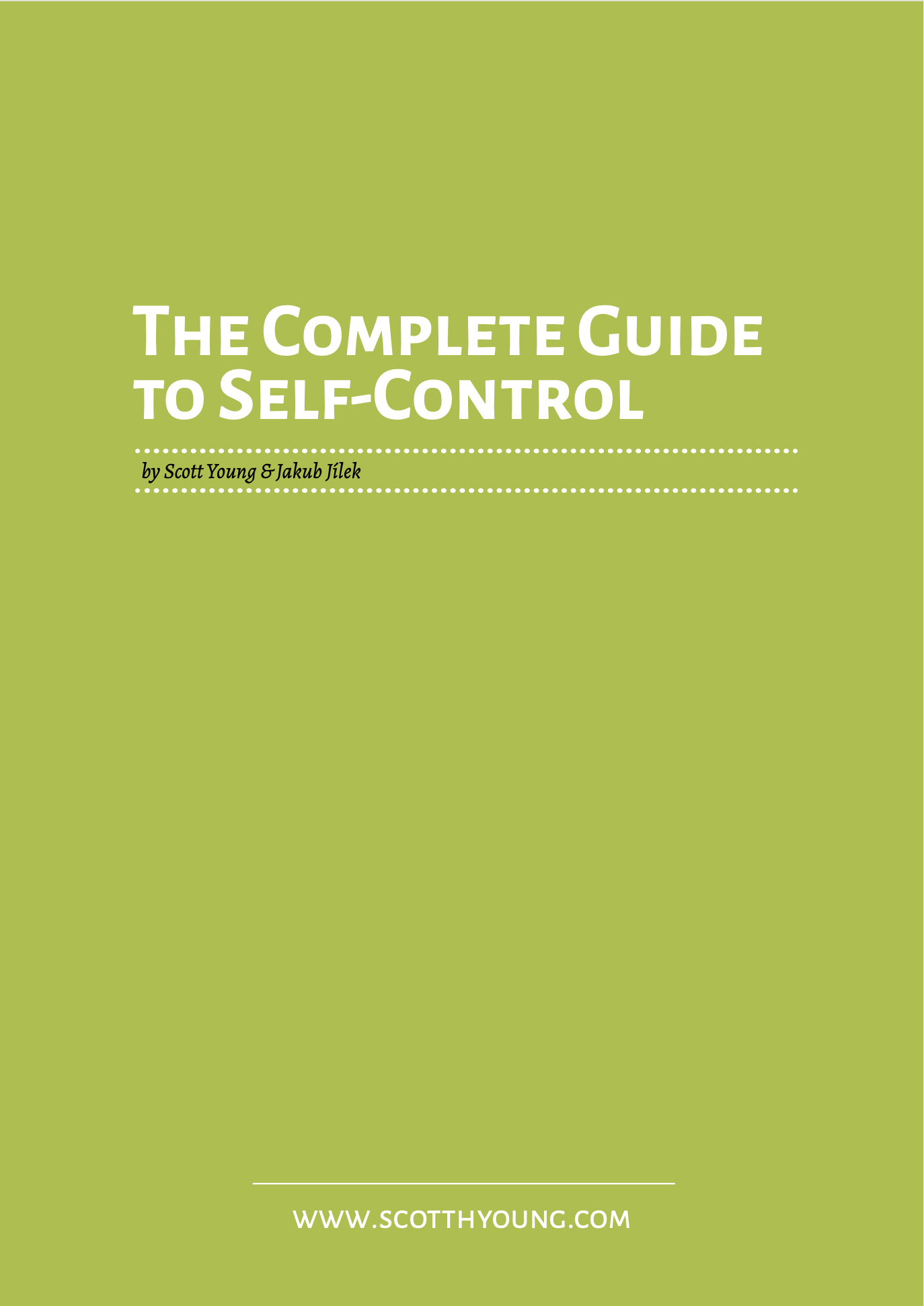 The Complete Guide To Self Control By Scott H Young Goodreads the-complete-guide-to-self-control-by-scott-h-young-goodreads