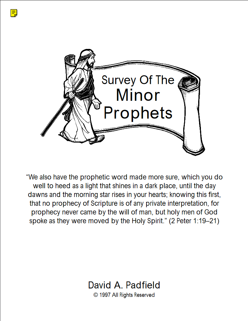 Survey of the Minor Prophets by David Padfield | Goodreads