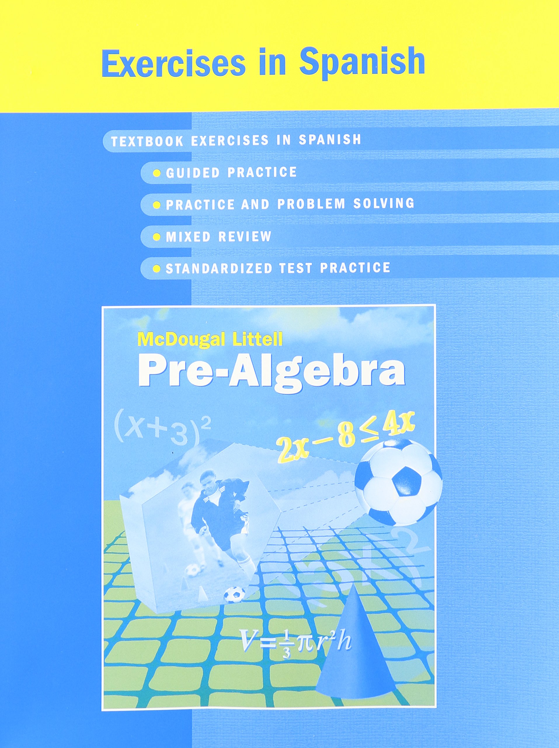 McDougal Littell Pre Algebra Exercises In Spanish By Stiff Larson mcdougal-littell-pre-algebra-exercises-in-spanish-by-stiff-larson