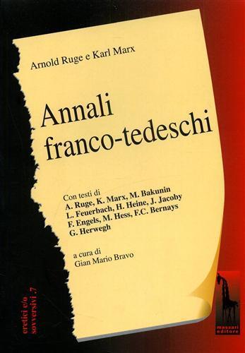 Annali franco-tedeschi (1-2) by Arnold Ruge, Karl Marx | Goodreads
