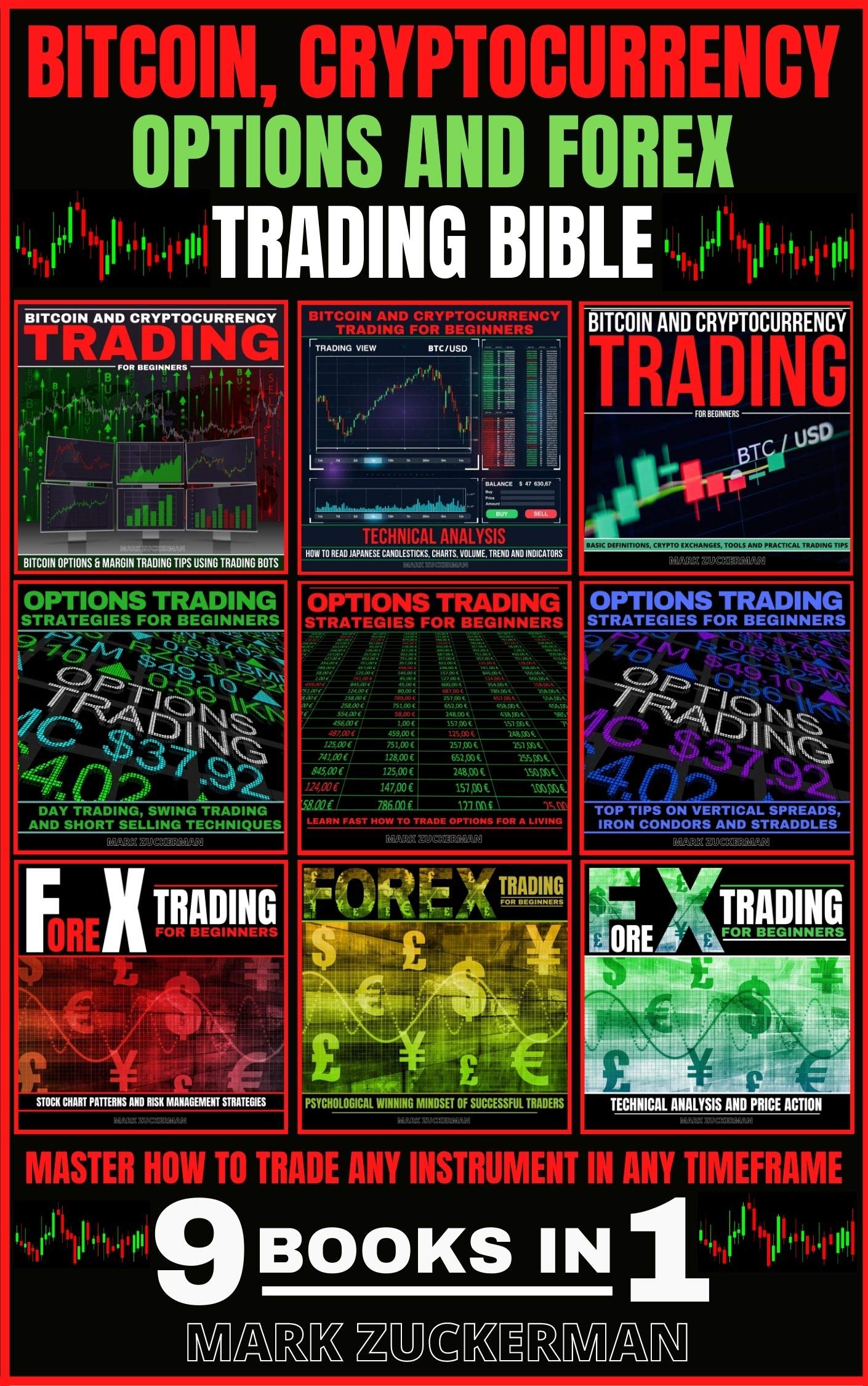 Bitcoin, Cryptocurrency, Options And Forex Trading Bible: Master How To ...