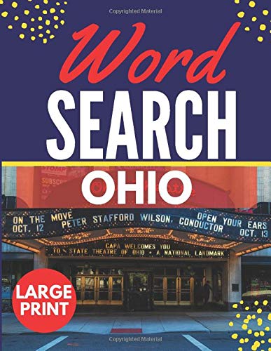 Ohio Word Search: Themed Activity Puzzle Book|Large Print Challenging ...