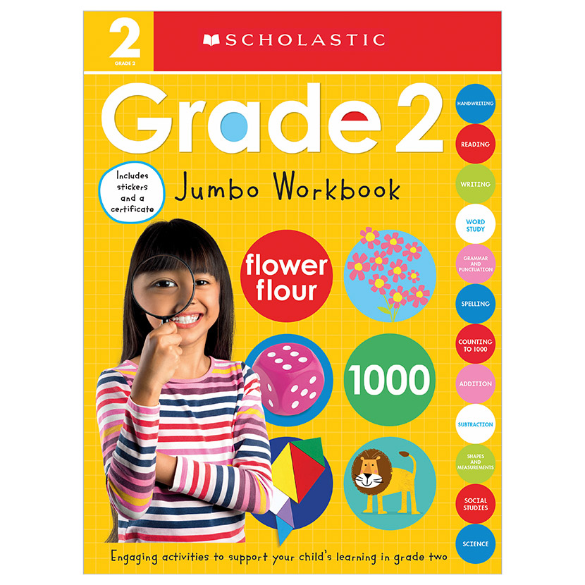 Second Grade Jumbo Workbook: Scholastic Early Learners by Scholastic ...