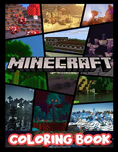 MINECRAFT COLORING BOOK: coloring pages for kids and Adults,Coloring ...