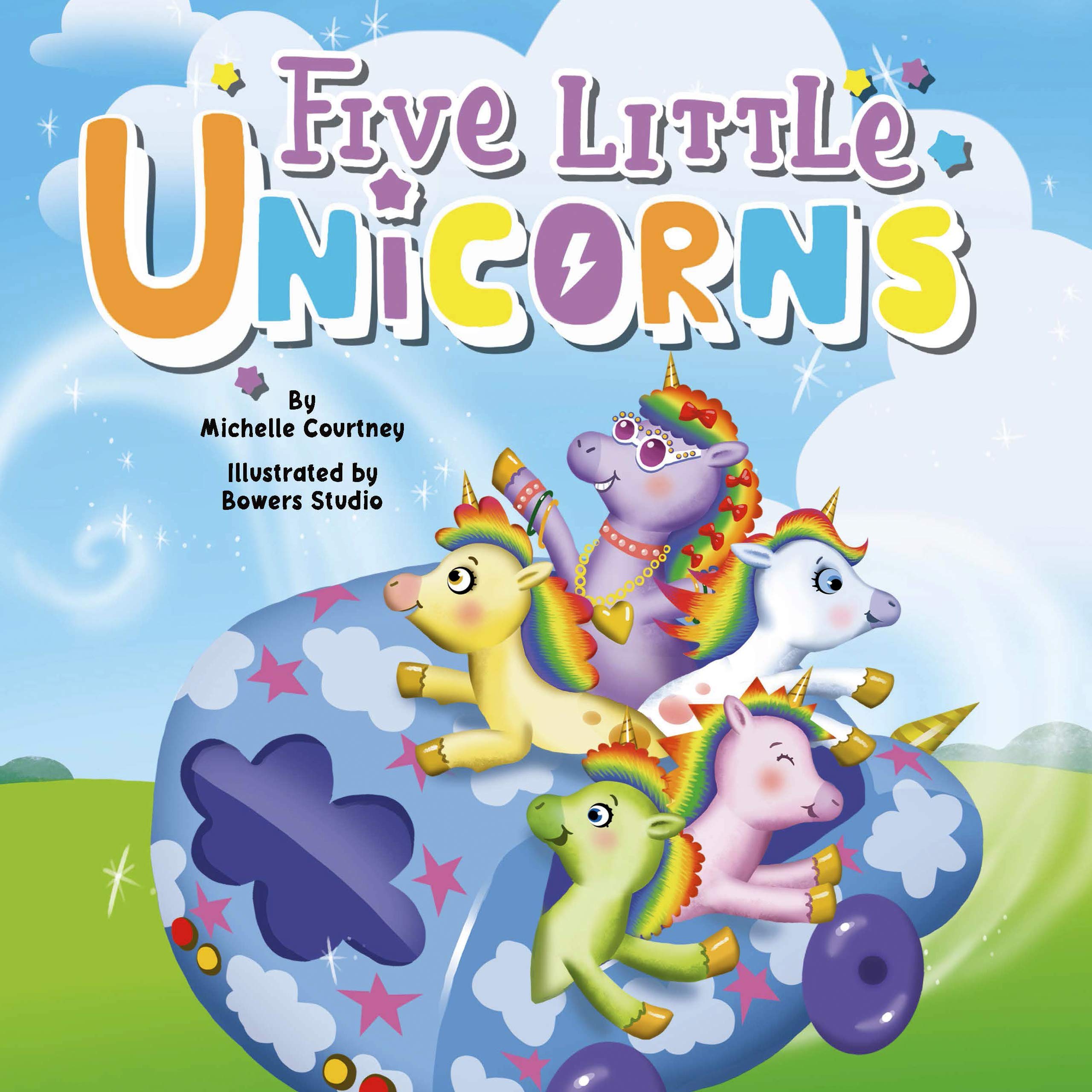 Five Little Unicorns - Padded Board Book - Counting - Educational by ...