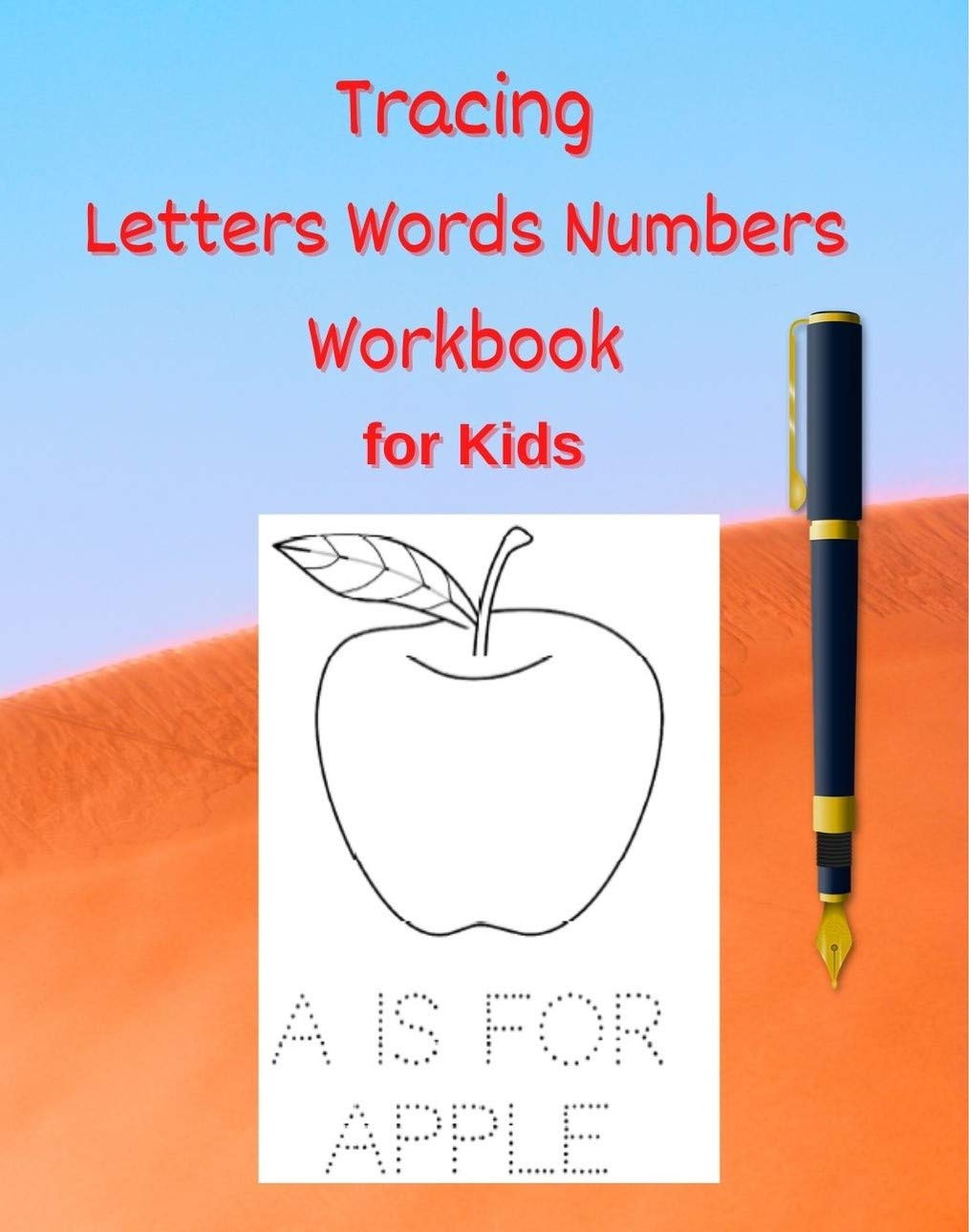 Tracing Letters, Words, Numbers Workbook for Kids: Learn to Write ...
