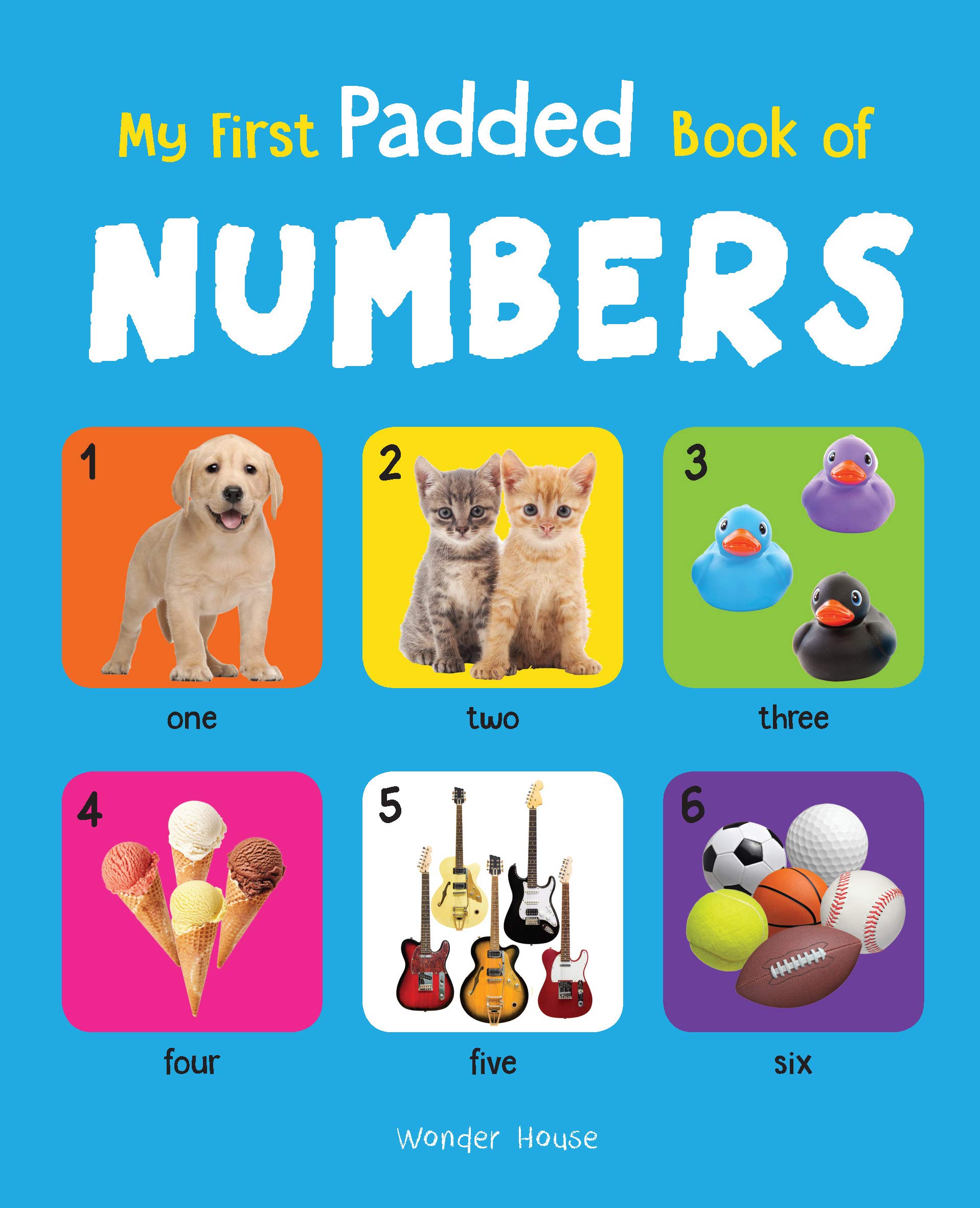 My First Padded Books of Numbers: Early Learning Padded Board Books for ...