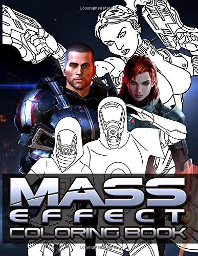 Mass Effect Coloring Book: Mass Effect Adult Coloring Books by Solomon ...