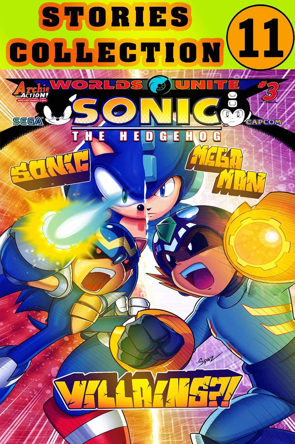 Sonic Hedgehog Stories: Collection 11 Graphic Novels Adventure Of Sonic ...