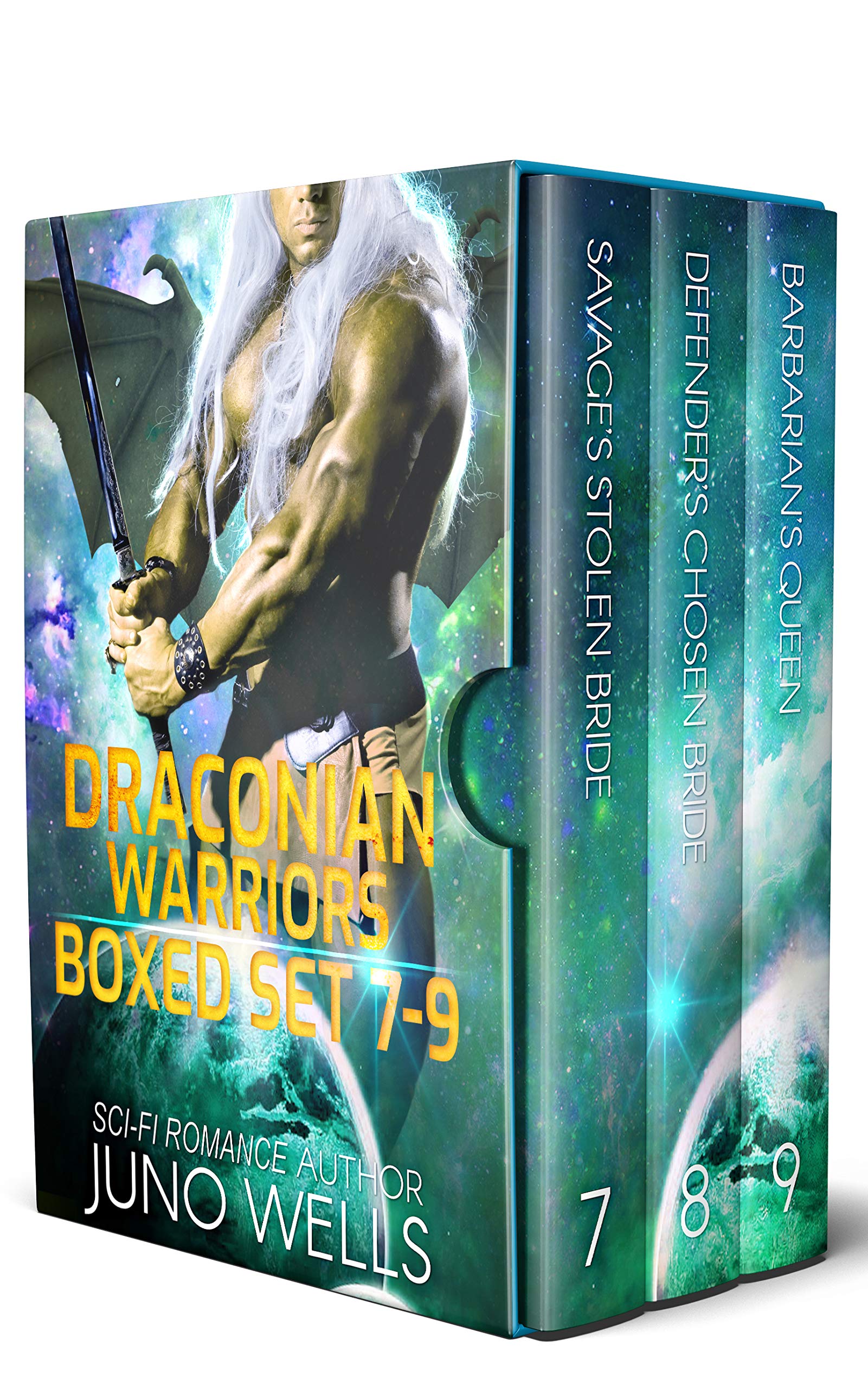 Draconian Warriors 7-9: SciFi Alien Romance Boxed Set by Juno Wells ...