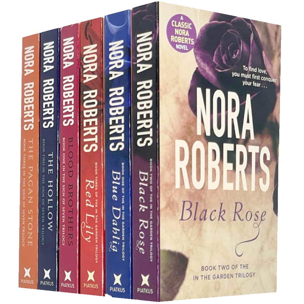 Nora Roberts Collection 6 Books Set In the Garden, Sign of Seven Trilogy Series by Nora Roberts ...