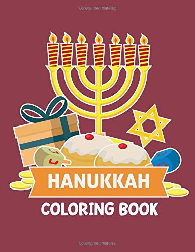 Hanukkah Coloring Book: Activity Book for Jewish Children Ages 3-8 ...