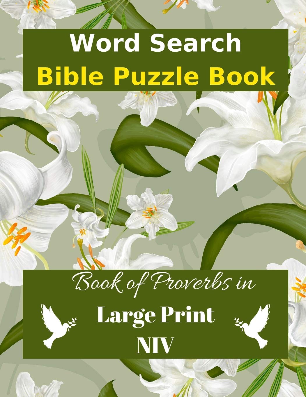 Word Search Bible Puzzle: Book of Proverbs Book in Large Print by ...