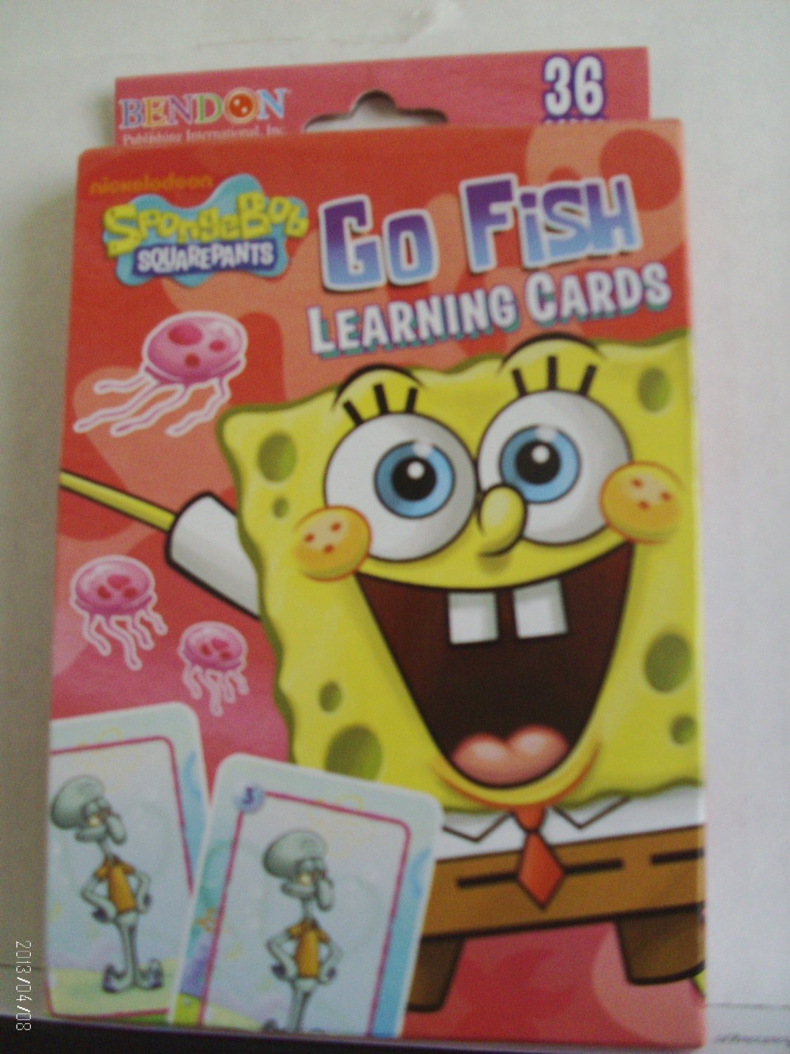 SpongeBob SquarePants Go Fish Learning Cards by Nick Jr / Viacom ...