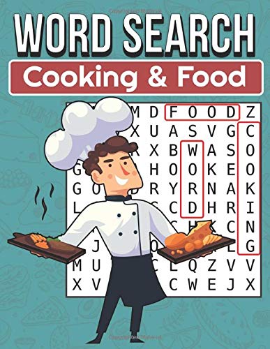 Cooking & Food Word Search: Large Print Word Search Puzzle Book About ...