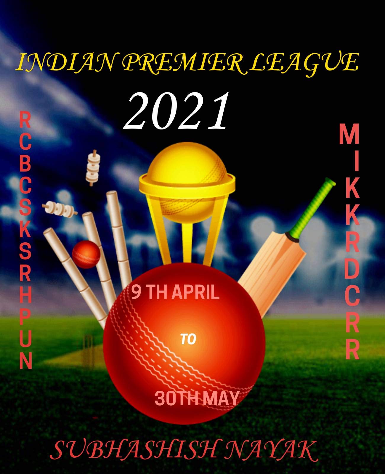 INDIAN PREMIER LEAGUE: 2021 by Subhashish Nayak | Goodreads