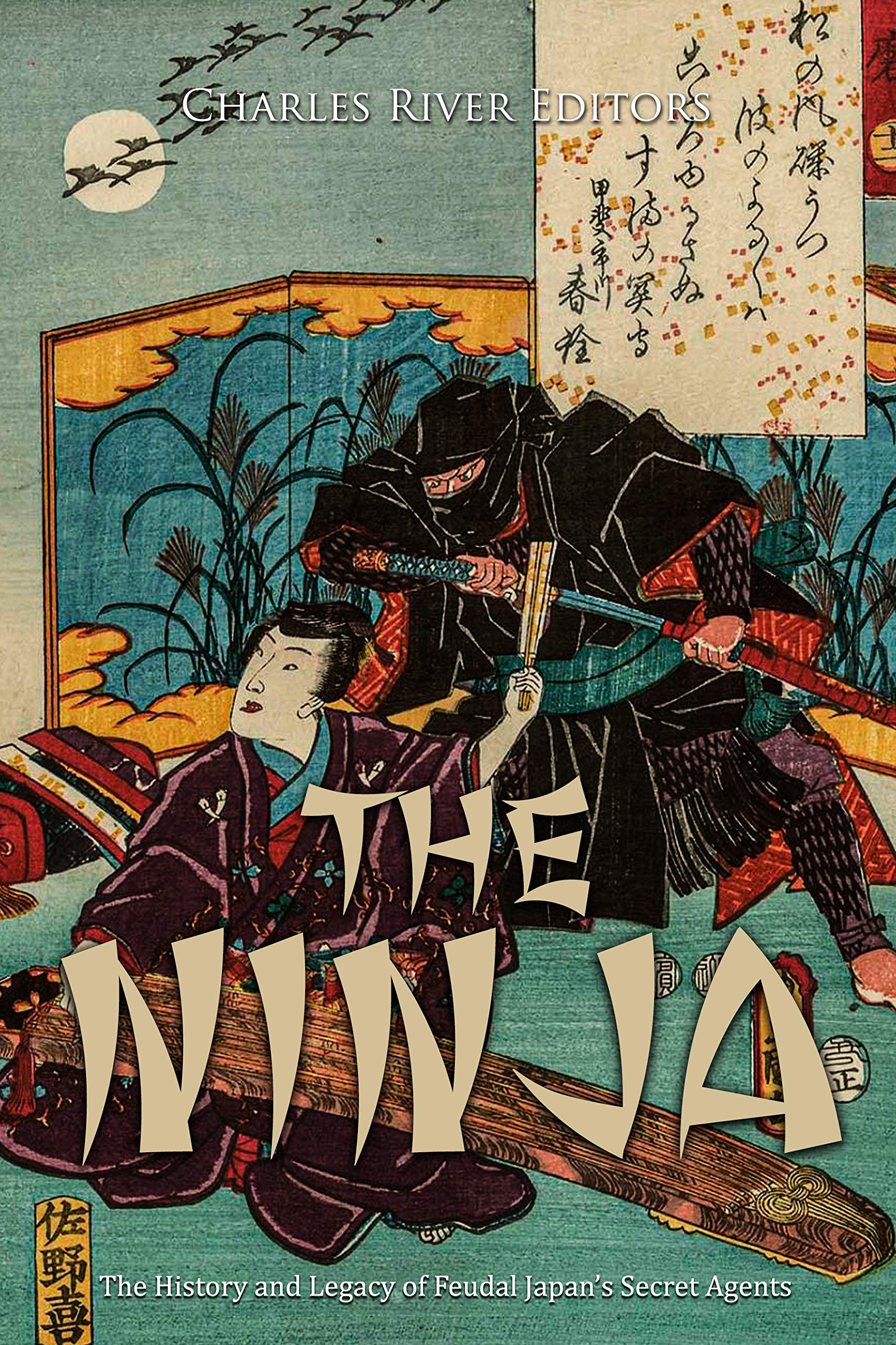 Ancient Japanese Ninja Painting