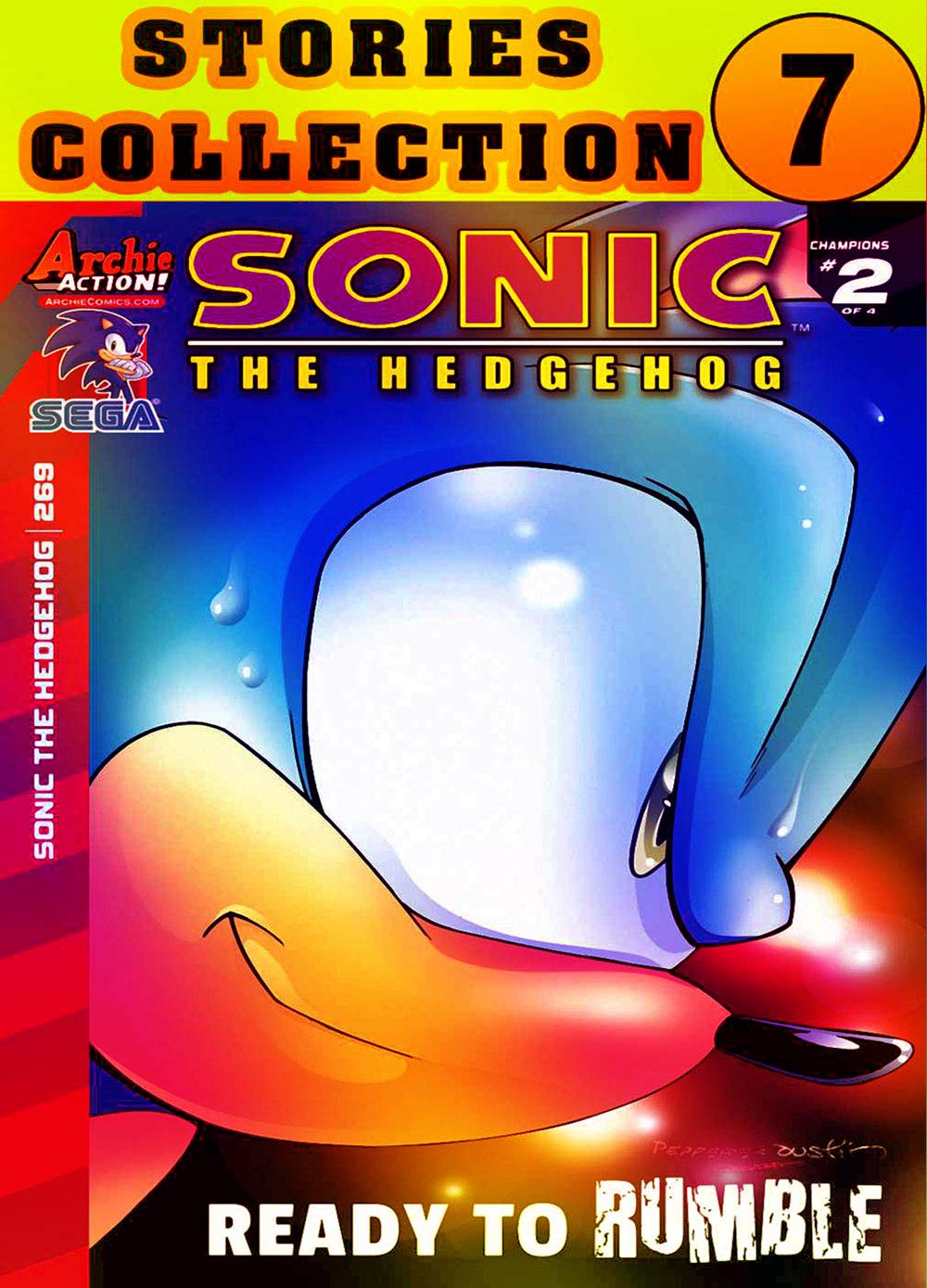 Sonic Stories Hedgehog: Collection 7 Adventure Of Sonic Graphic Novels ...