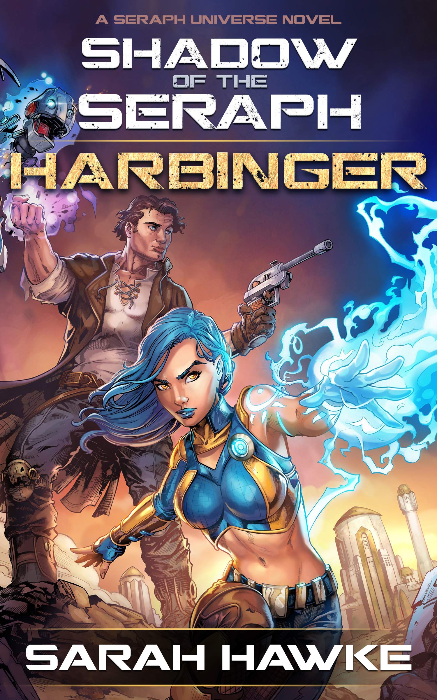 Harbinger (Shadow of the Seraph #2) by Sarah Hawke | Goodreads