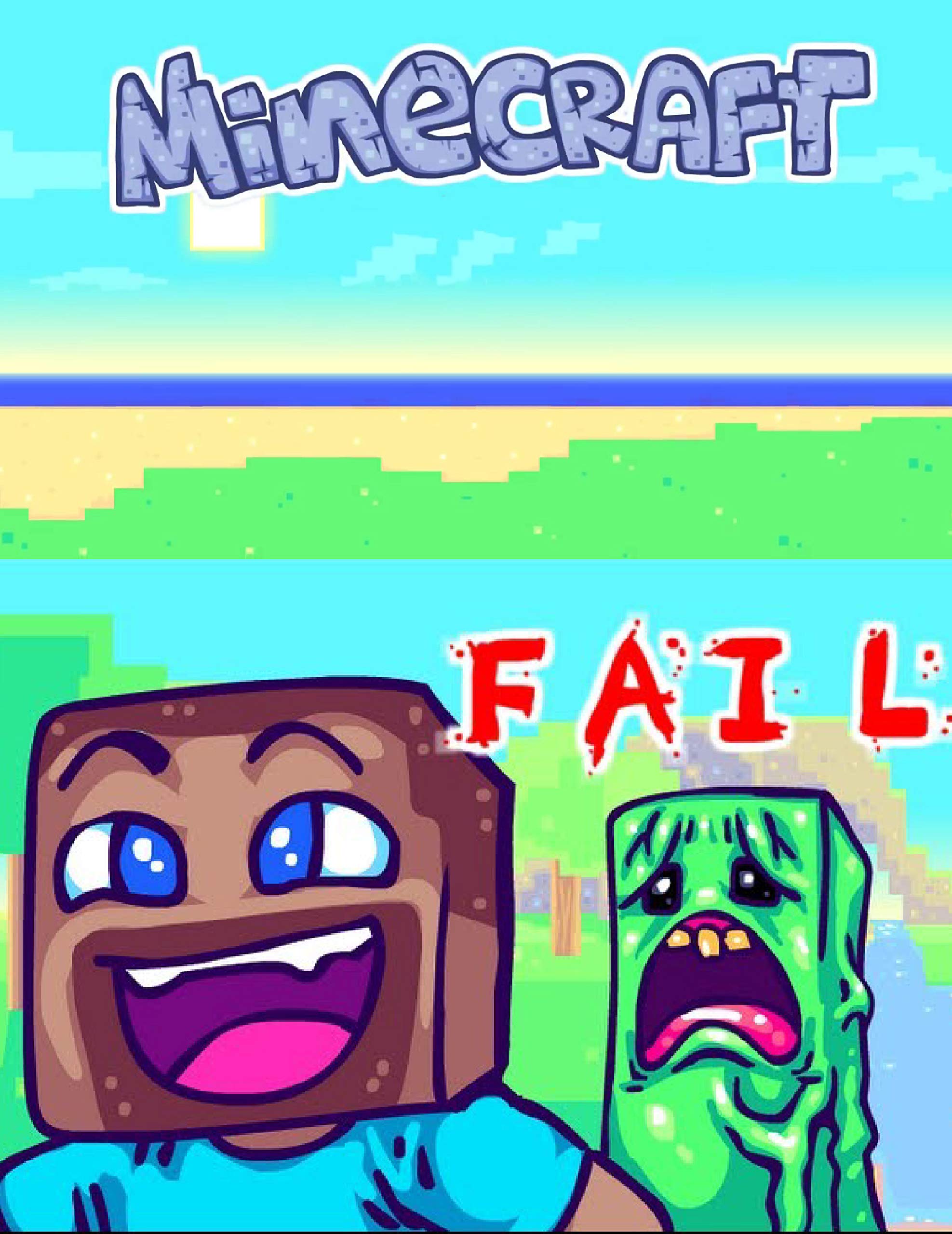 MINECRAFT FAIL: A Minecraft Parody by Lenna Hauck | Goodreads