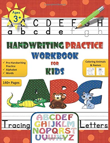 Handwriting Practice Workbook for Kids: Pre-schoolers Handwriting ...