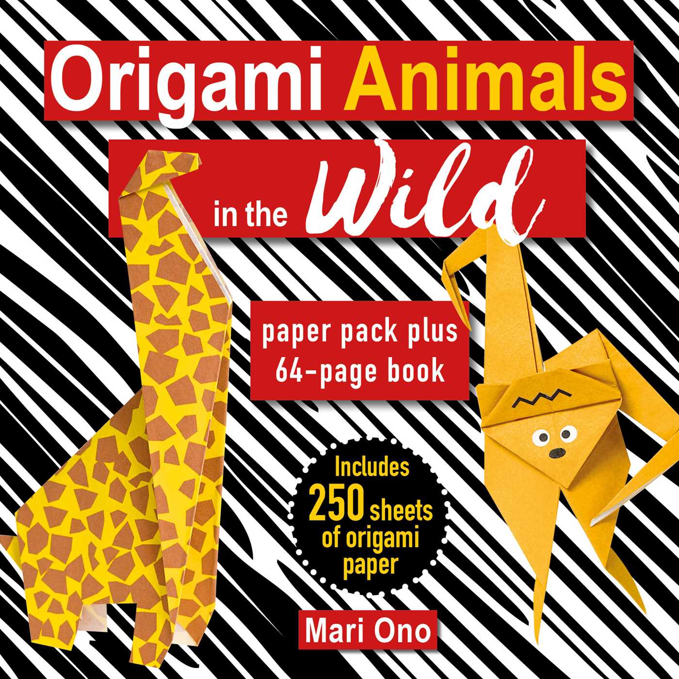 Origami Animals in the Wild: Paper block plus 64-page book by Mari Ono ...