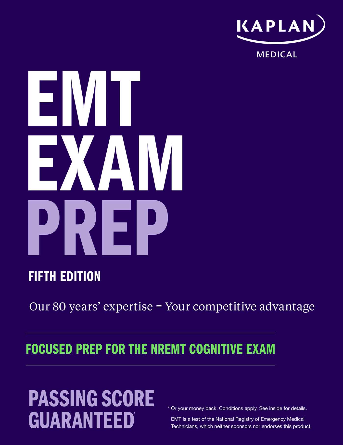 EMT Exam Prep: Focused Prep for the NREMT Cognitive Exam by Kaplan ...
