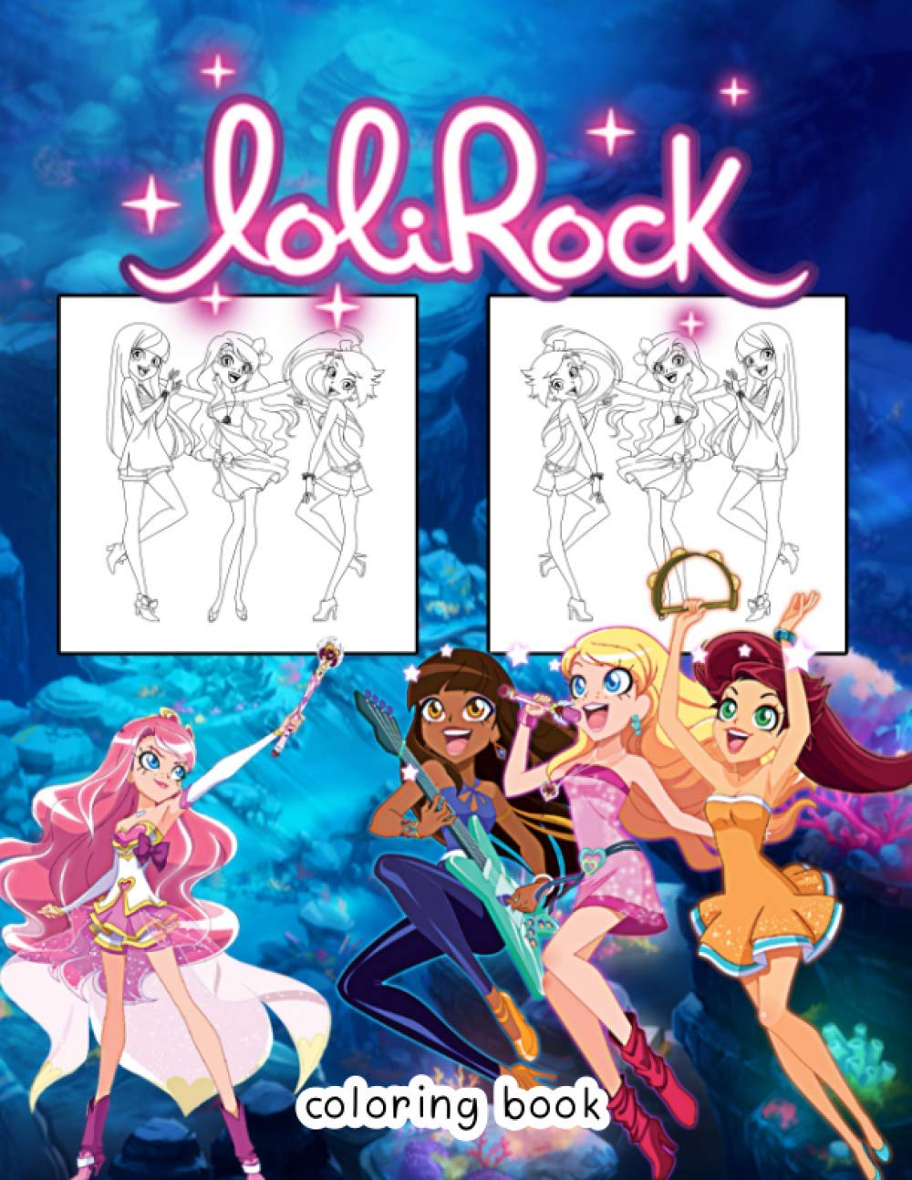 Lolirock Coloring Book: 50+ Coloring Pages. Exclusive Artistic ...