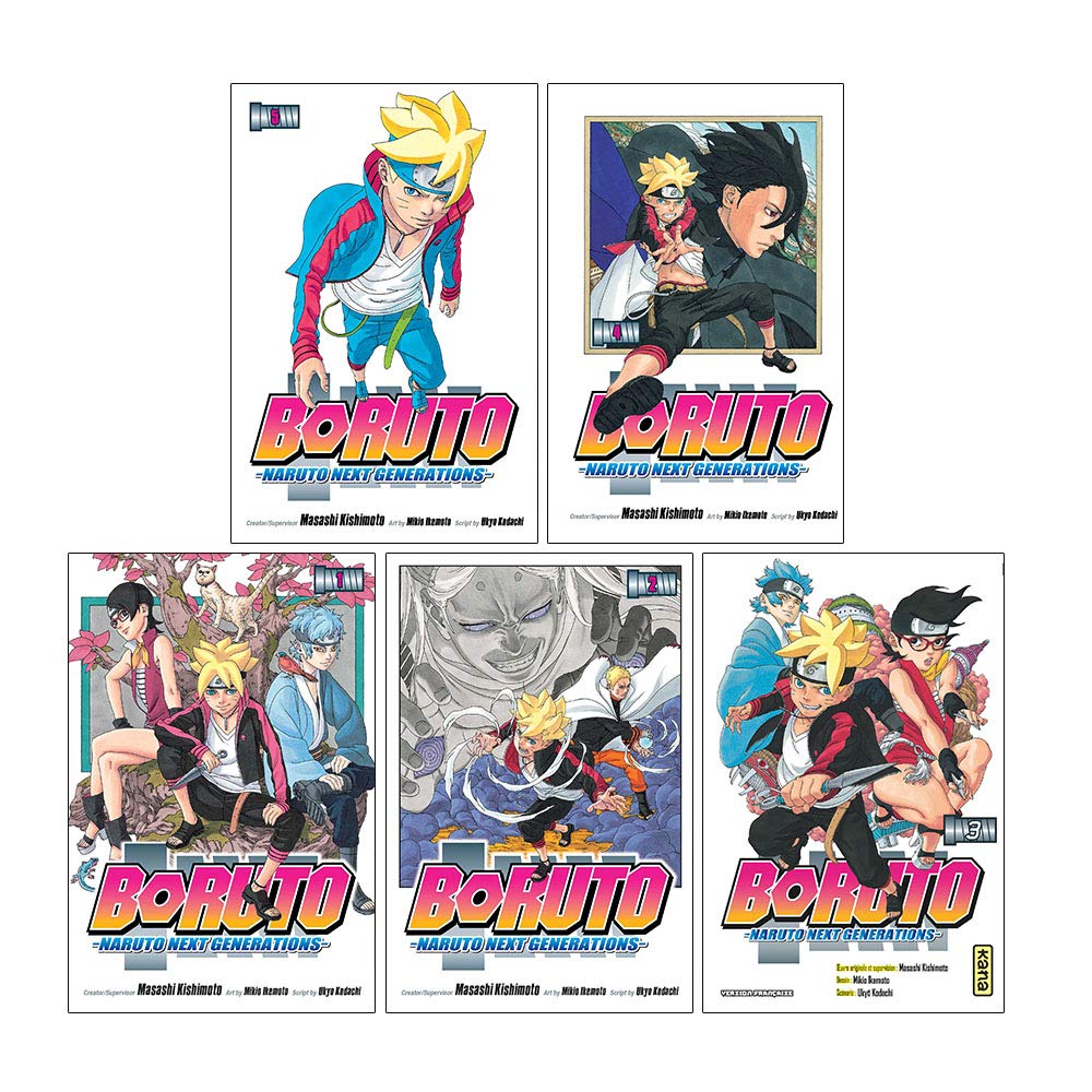 Boruto Naruto Next Generations Series 1,2,3,4,6: Collection 5 Books Set ...