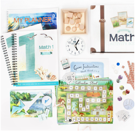 The Good and the Beautiful Math 1 Course Book, Part 1 and 2 by Jenny ...