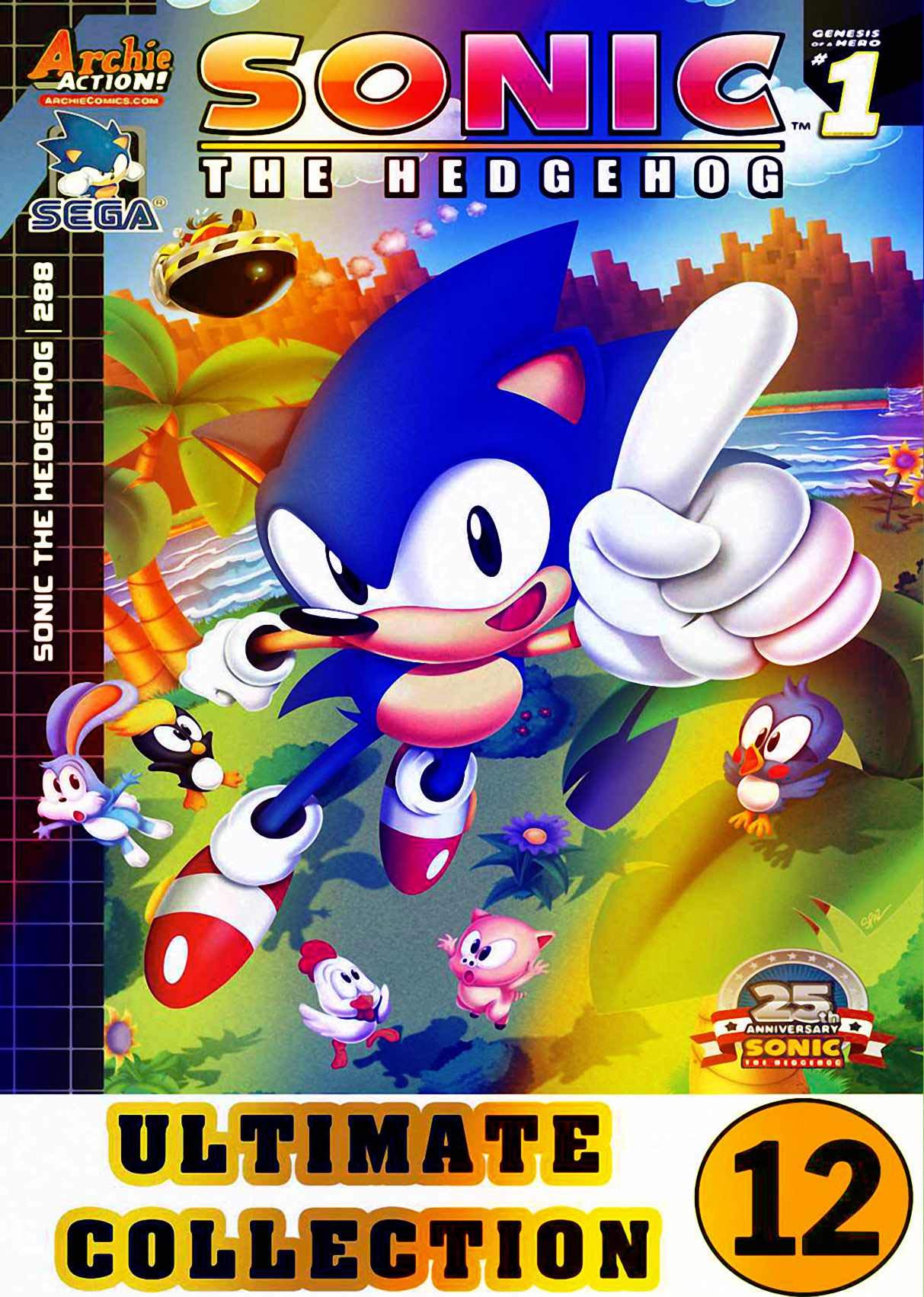 Sonic Hedgehog Ultimate: Collection 12 Cartoon Adventure Of Sonic Comic ...