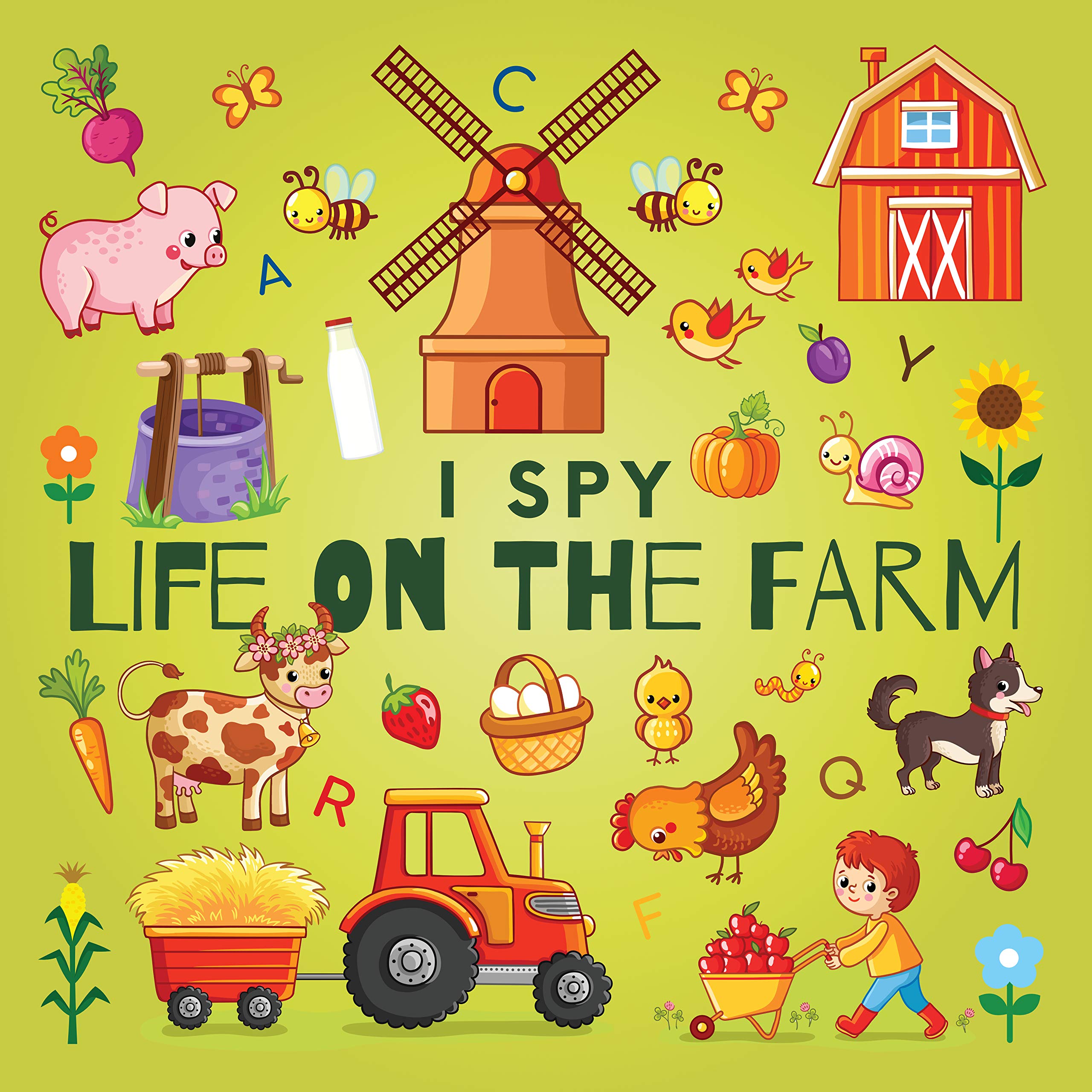I Spy Life On The Farm: A Fun Guessing Game Picture Book for Kids Ages ...