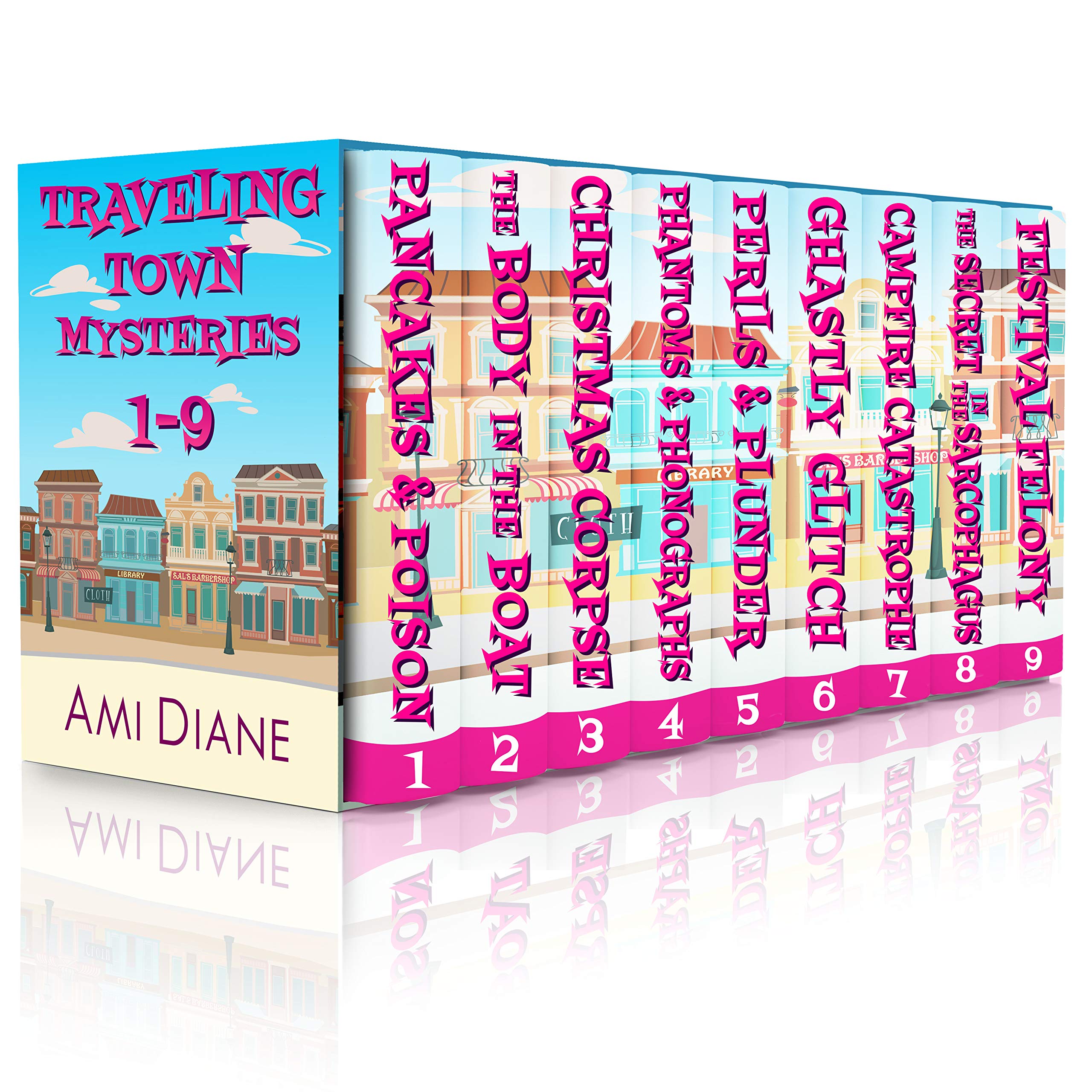 Traveling Town Cozy Mysteries - Nine Book Bundle by Ami Diane | Goodreads