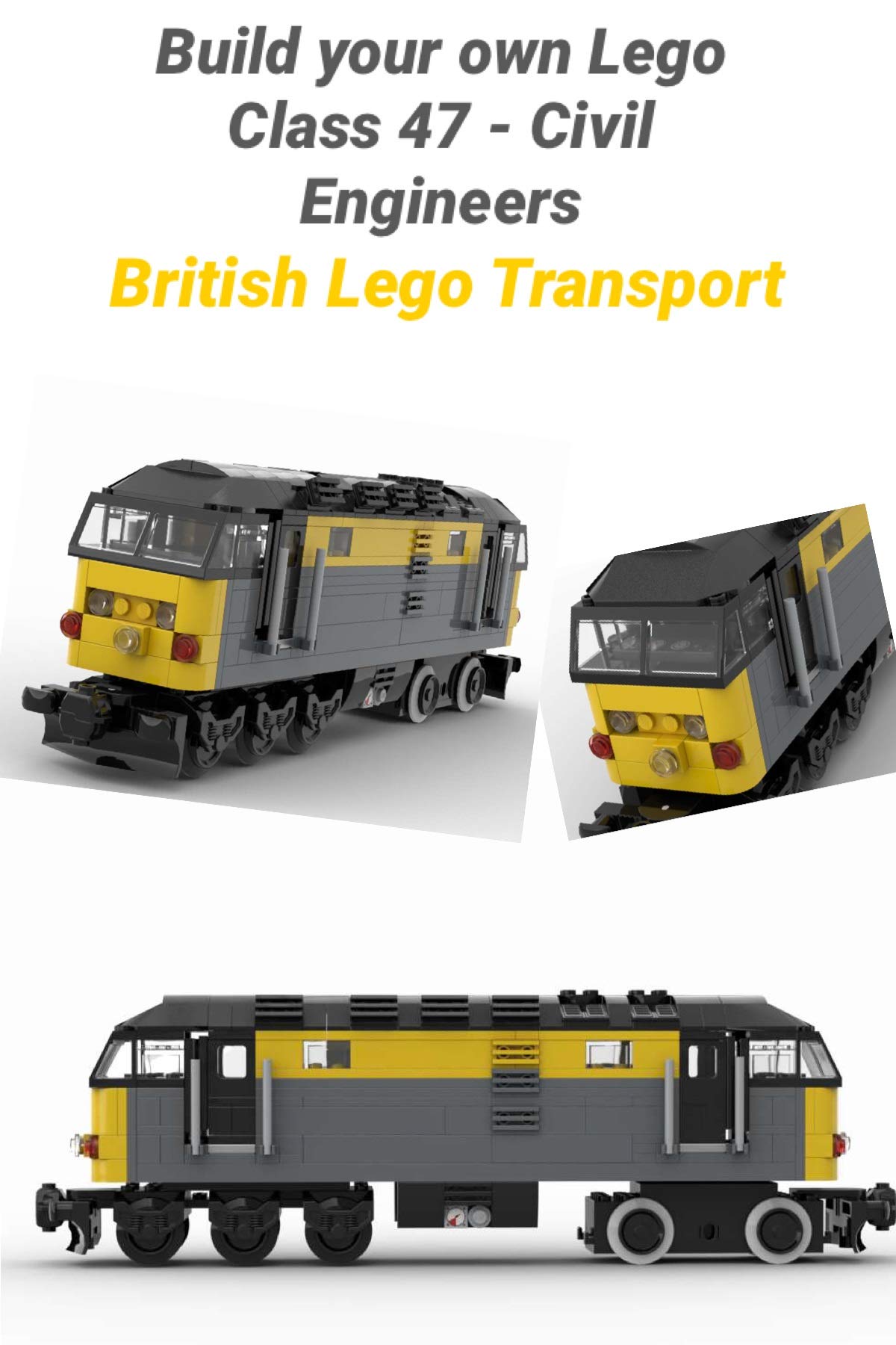 Build Your Own Lego Class 47 - Civil Engineers by British Lego ...