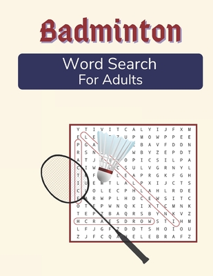 Badminton Word Search For Adults by Outdoor Words Publications | Goodreads