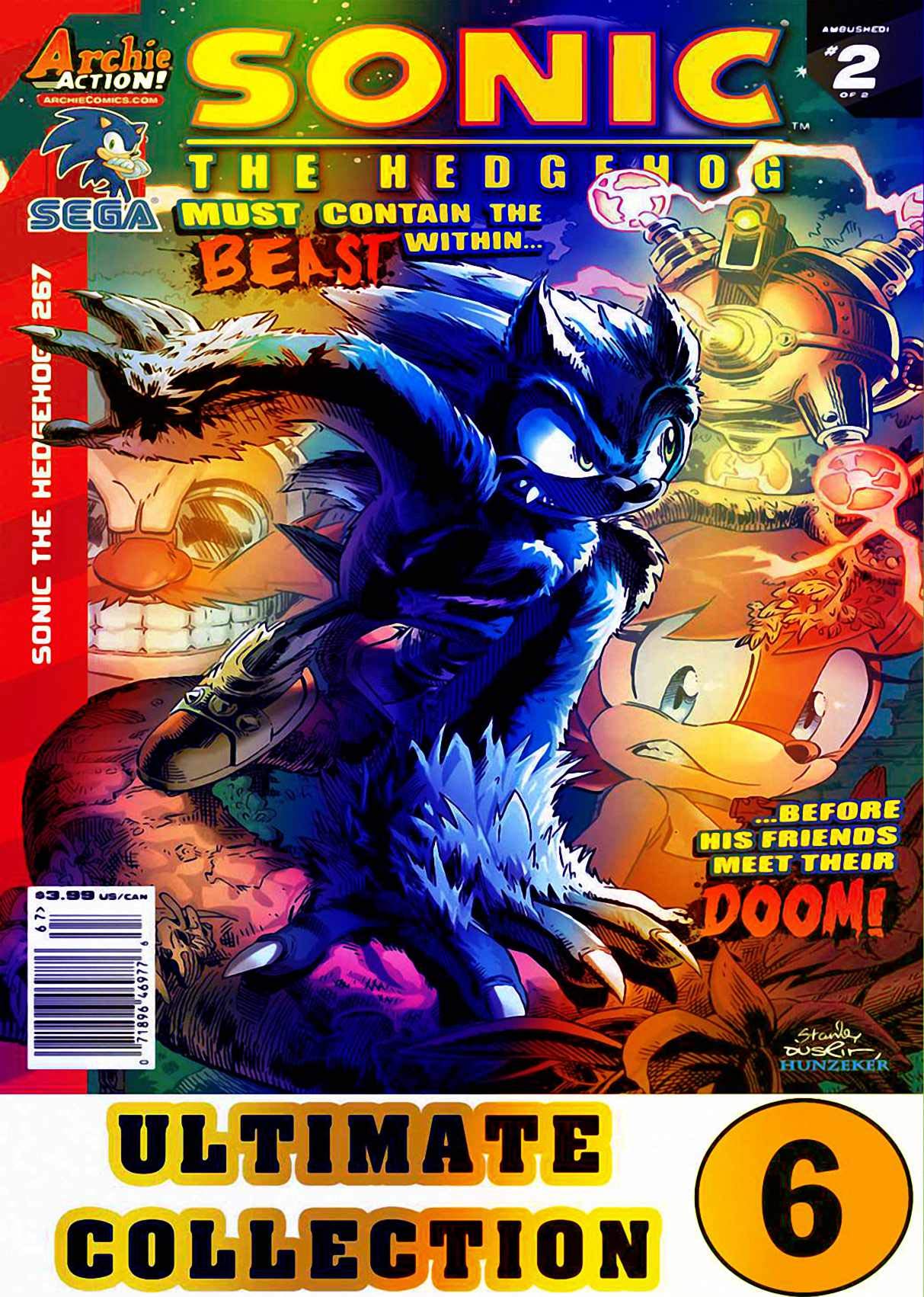 Sonic Hedgehog Ultimate: Collection 6 Cartoon Adventure Of Sonic Comic ...