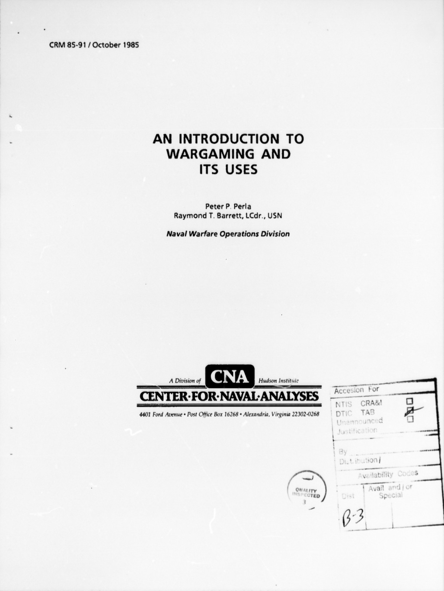 An Introduction to Wargaming and its Uses by Peter P. Perla | Goodreads