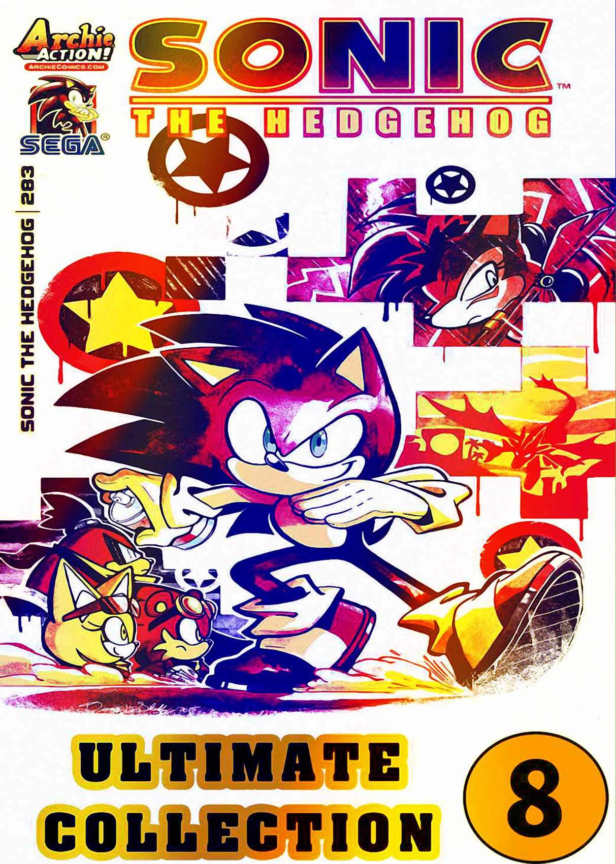 Sonic Hedgehog Ultimate: Collection 8 Cartoon Adventure Of Sonic Comic ...