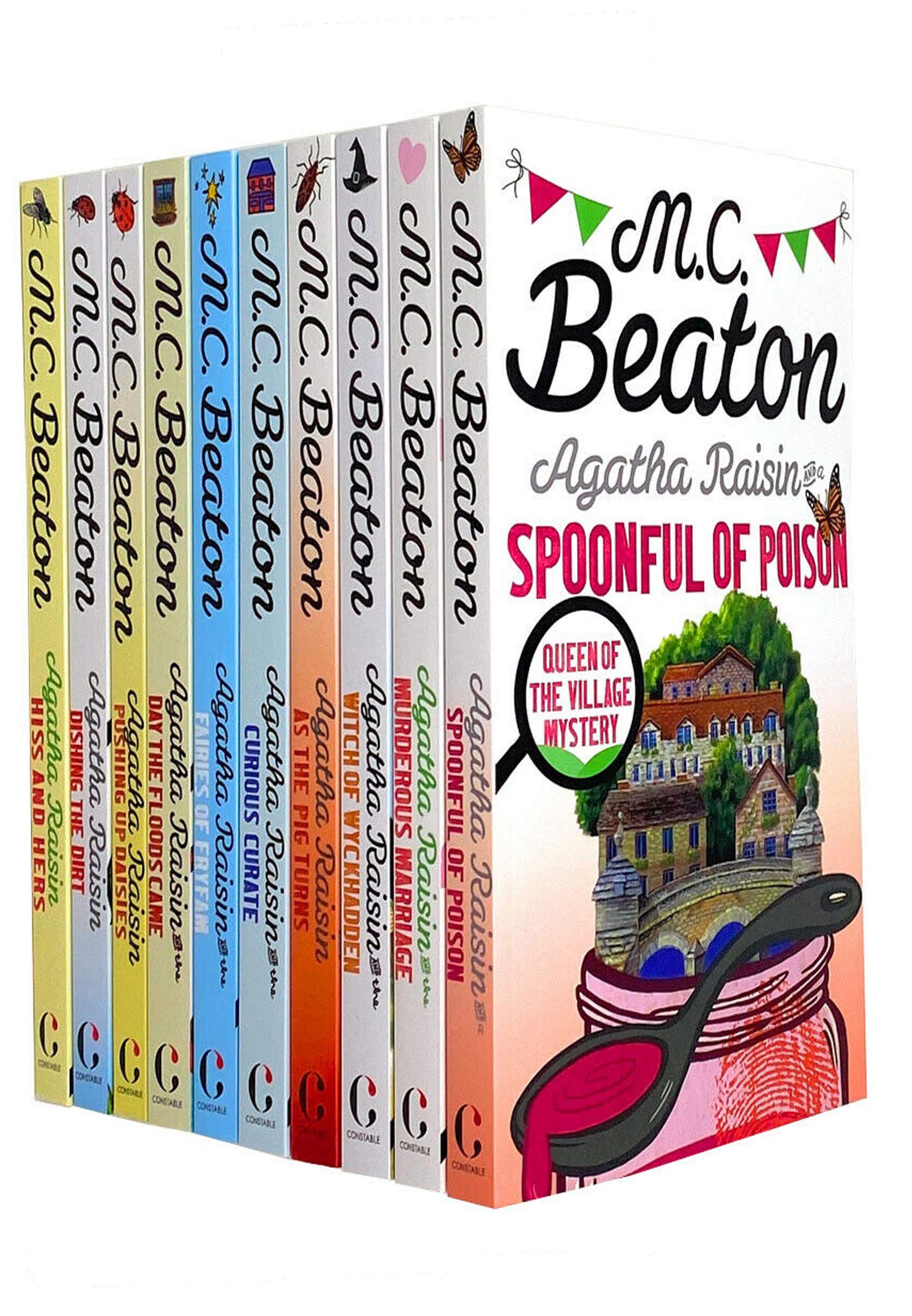 Agatha Raisin 10 Books Collection Set Series 2 By M C Beaton by M.C ...