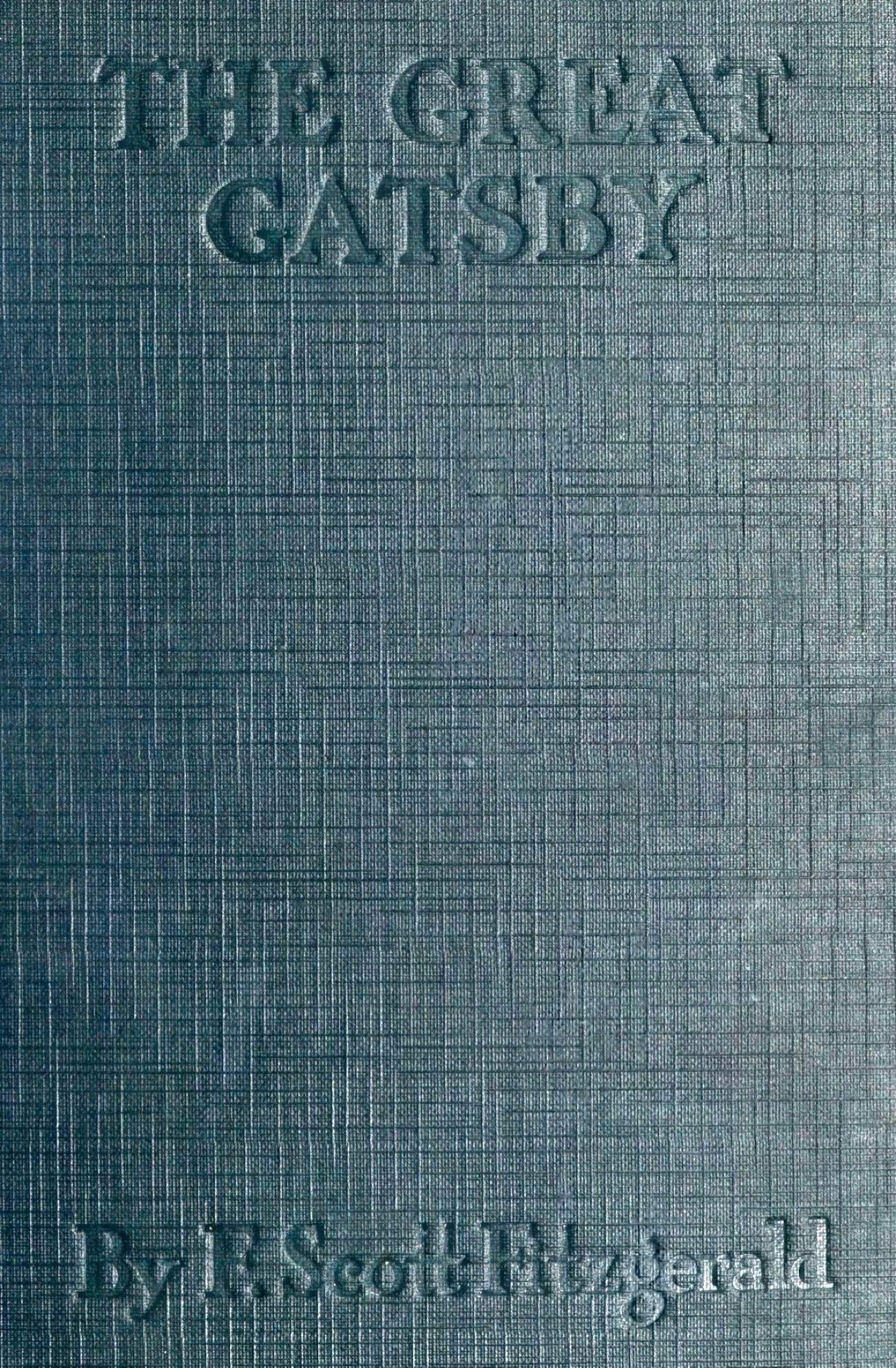 The Great Gatsby: First Edition 1925 by F. Scott Fitzgerald | Goodreads