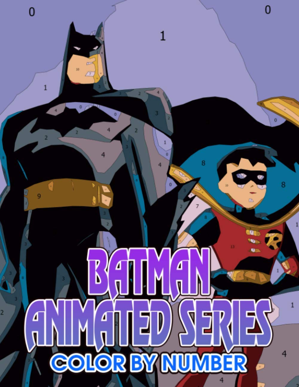 Batman animated series Color by Number: Batman animated series color ...
