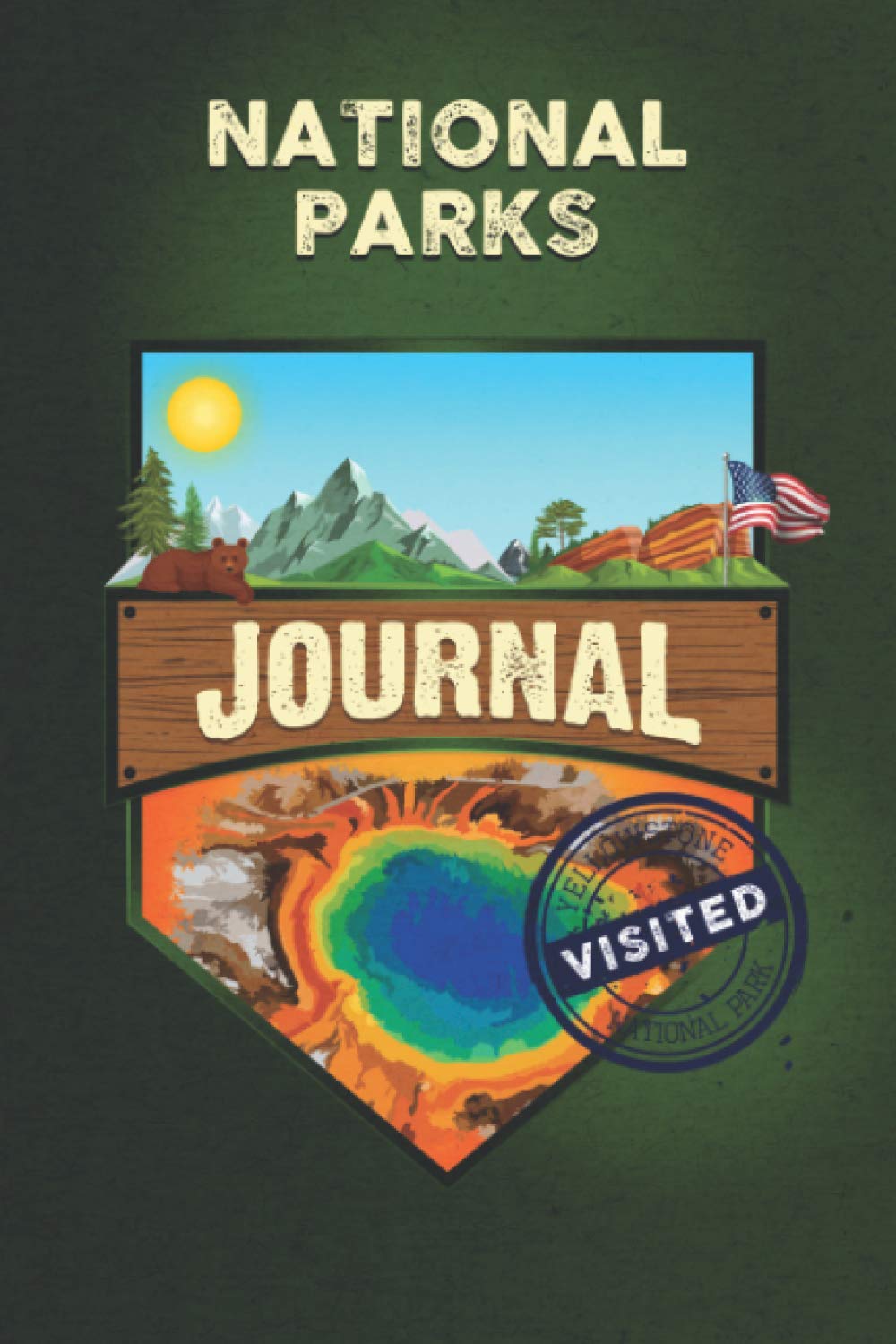 National Parks Journal: U.S National Parks Travel Stamp Book, Trip ...