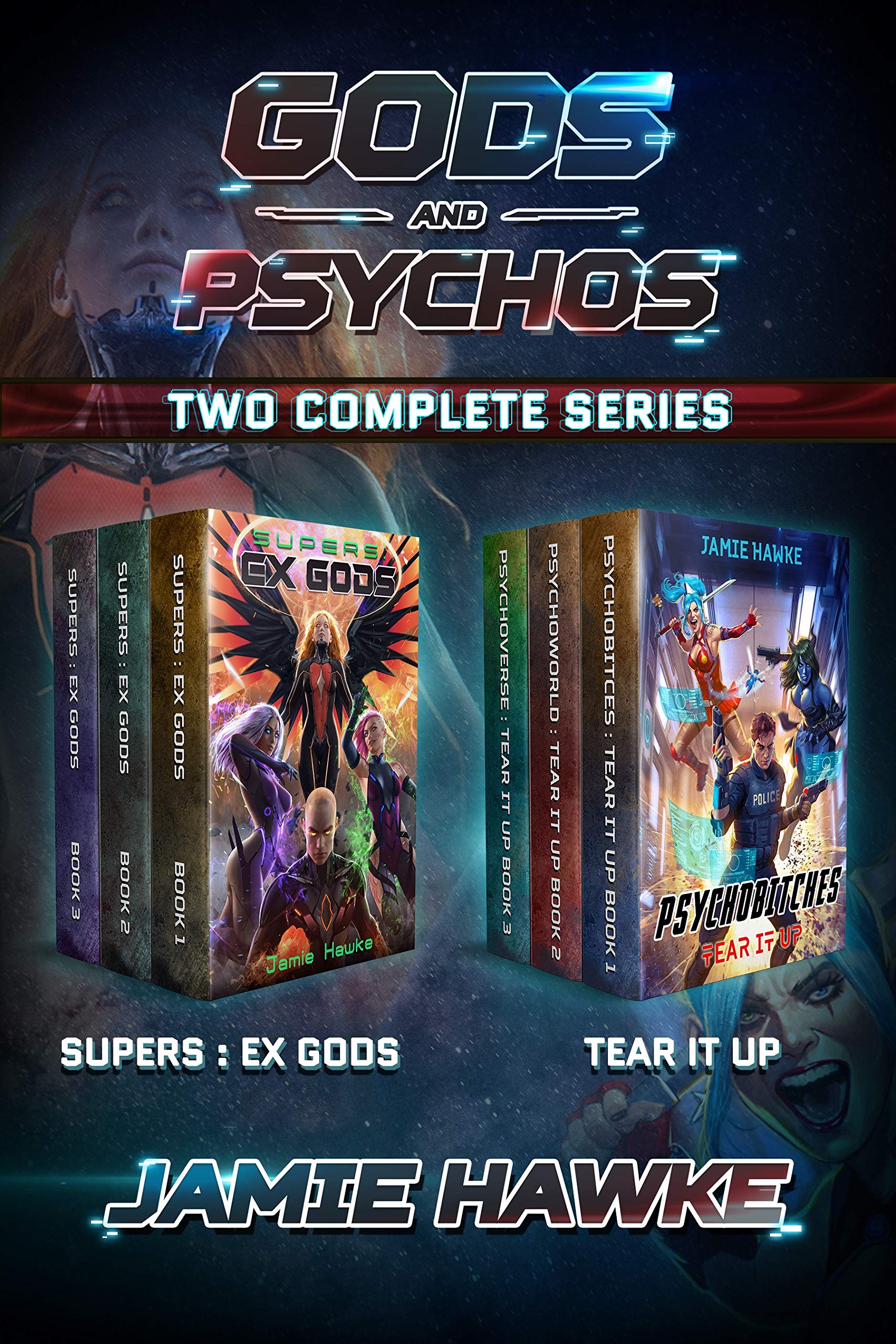 Gods and Psychos: Space Fantasy Harem (Ex Gods Book 4) by Jamie Hawke ...